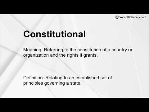 Constitutional Meaning