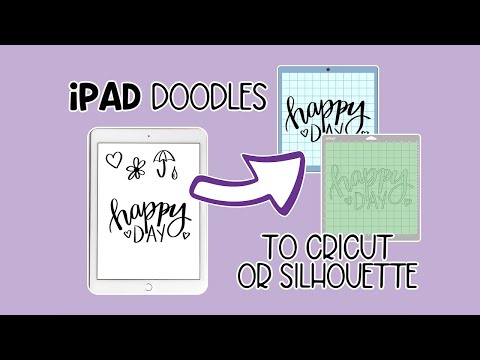 ❤️ How to Use iPad Procreate with Cricut or Silhouette