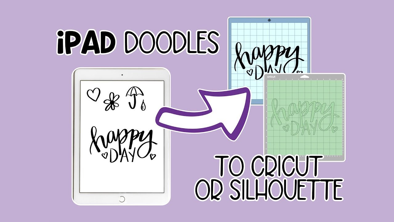 ❤️ How to Use iPad Procreate with Cricut or Silhouette