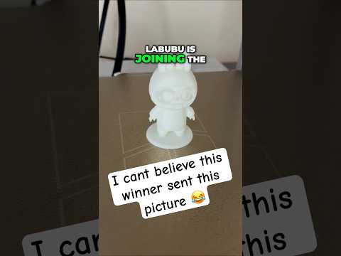 lafufu is in the house Day 5 of printing 30 RANDOM subscribers ! #3dprinting  #lafufu