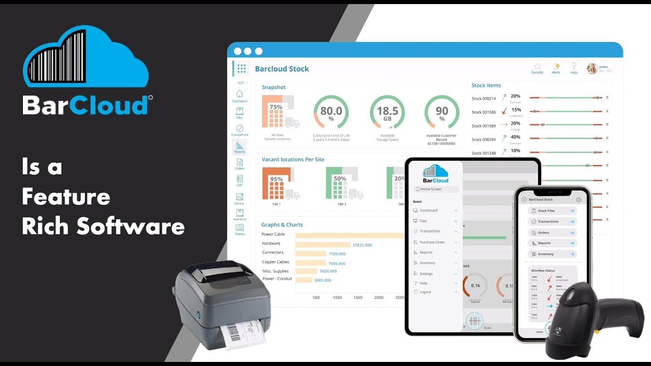 BarCloud Inventory System and Asset Tracking Software - Voted Best Inventory Management System