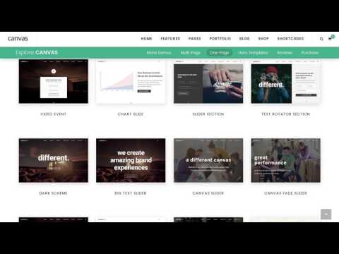 Canvas - The Multi-Purpose HTML5 Template
