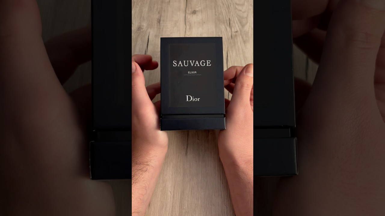 Relax with calming Dior Sauvage perfume box ASMR ✨ Perfect for stress relief and focus! #asmr