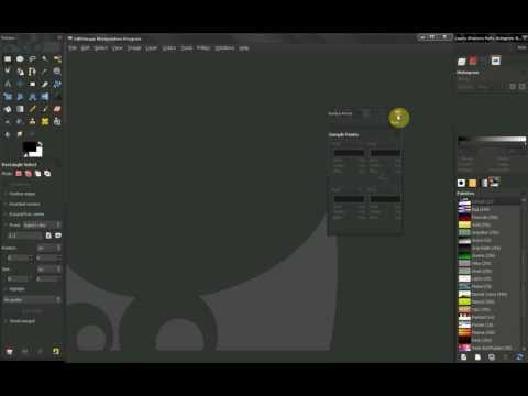 GIMP tutorial: Beginners' Guide ep6 - Setting up GIMP - Toolbox and dialogs Video Lecture - A ...