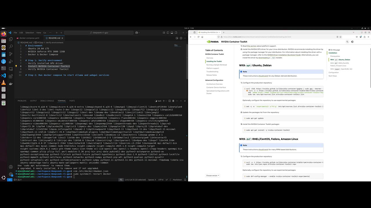 How to Run DeepSeek R1 Locally with an NVIDIA GPU Using Docker Compose