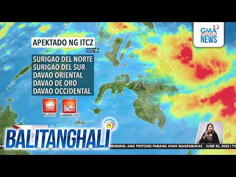 2 weather systems, nagpapaulan sa bansa - Weather update today as of 11:08 a.m. | Balitanghali