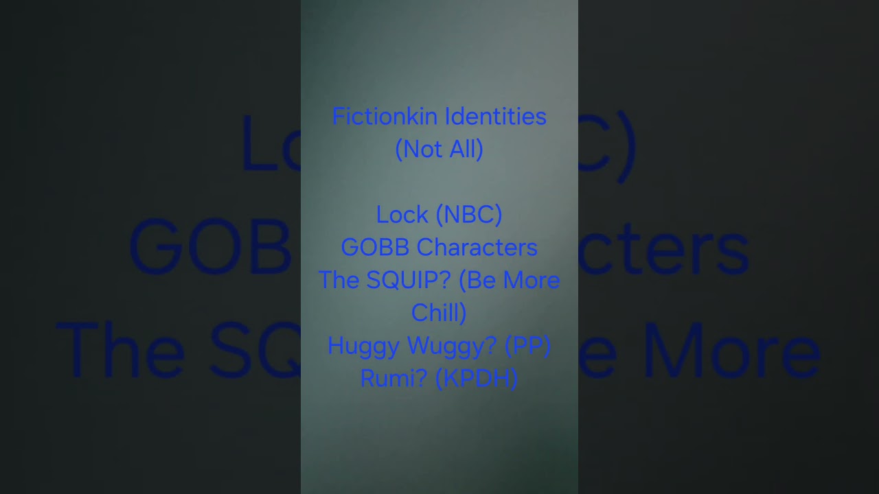 Identity Video (If you hate, please just scroll and don't waste your time.)