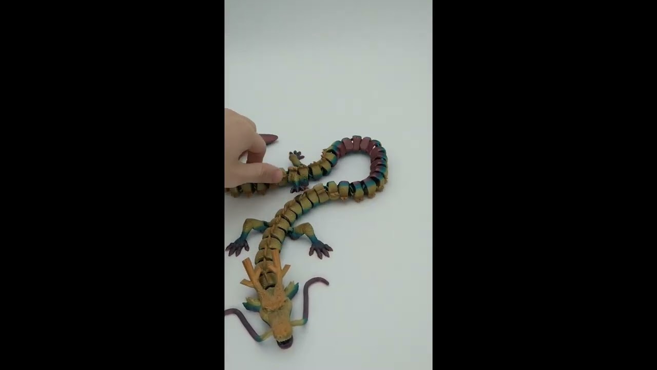 Shenron Dragon Showing it off and timelapse Link in description or google Lavery3dprints