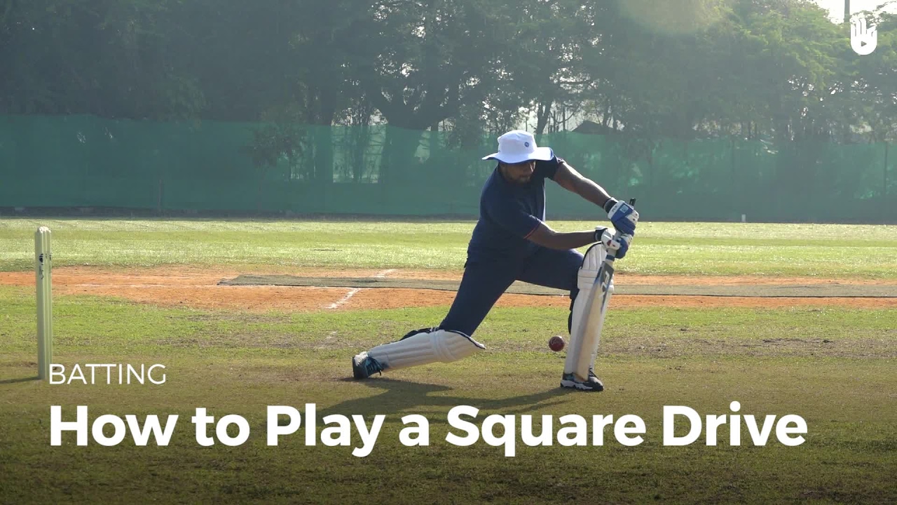 How to Play a Square Drive - How to Play Cricket | Sikana