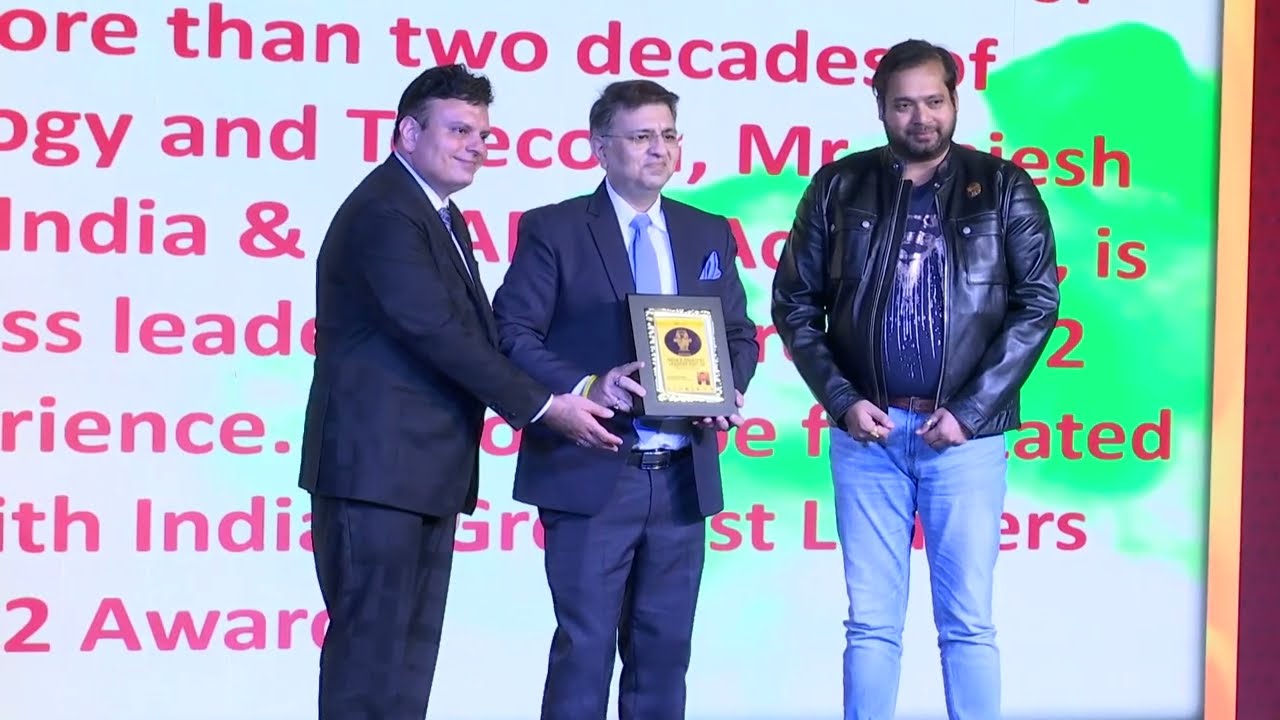 Rajesh Pathak, Accedian, felicitated at 18th Asia-Africa Business & Social Forum '22