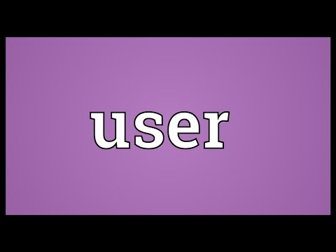 User Meaning