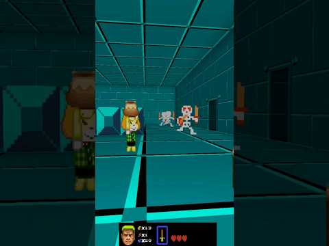 The Ultimate crossover! Doomguy and Isabelle take on hyrule! #shorts