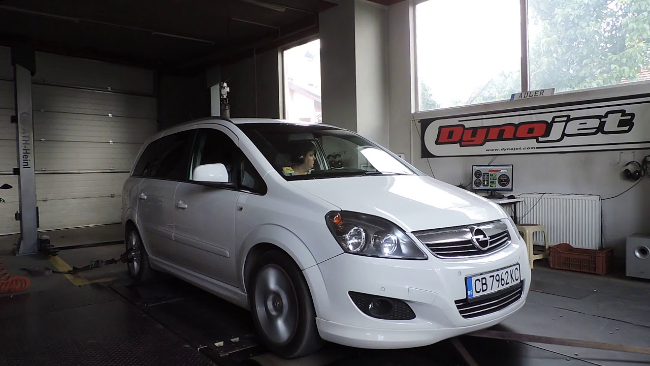 Opel Zafira B 1.7 CDTI Z17DTR 125hp Adler Auto Godech Bulgaria Dynojet 424xLC Linx