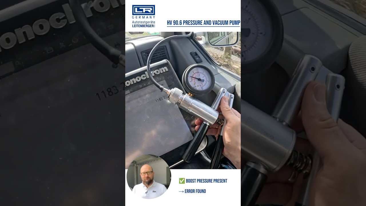 Loss of power in the T5? Troubleshoot with the Leitenberger pressure and vacuum kit!