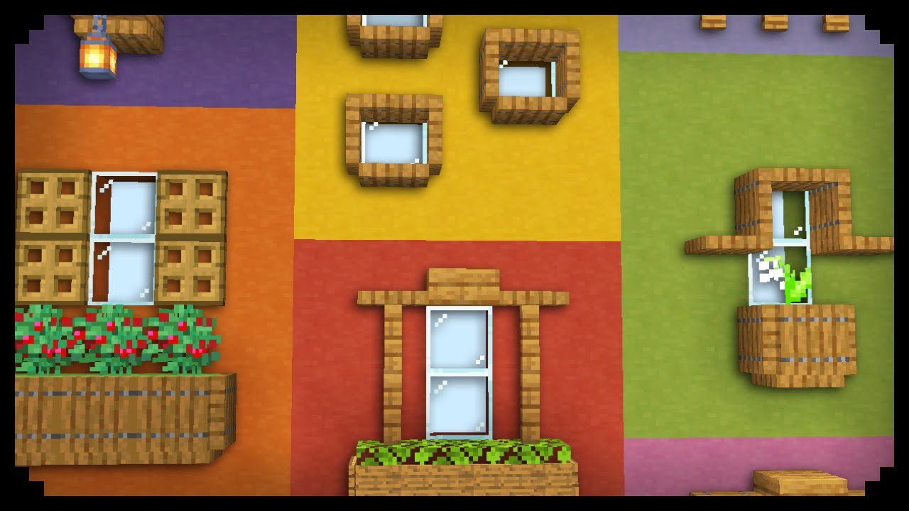✔ 12 Window Design Ideas in Minecraft