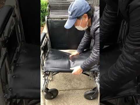 How to open and close a wheelchair toughest thing to do in the hospital #shorts
