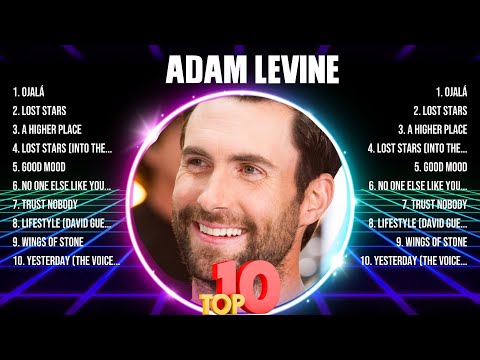 Adam Levine Greatest Hits 2024 - Pop Music Mix - Top 10 Hits Of All Time