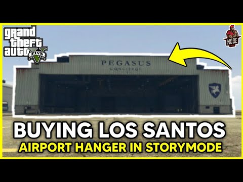 GTA 5 - BUYING LOS SANTOS INTERNATIONAL AIRPORT HANGER FOR 1,300,600