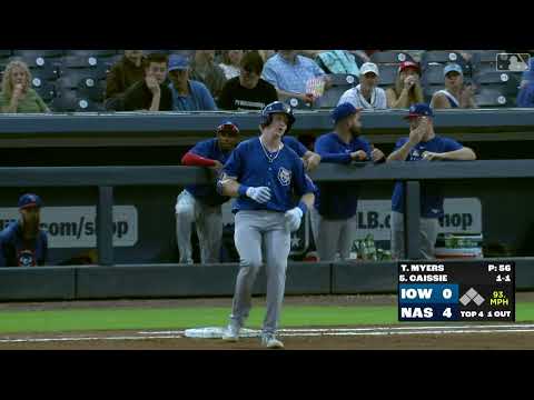 Owen Caissie's four-hit game