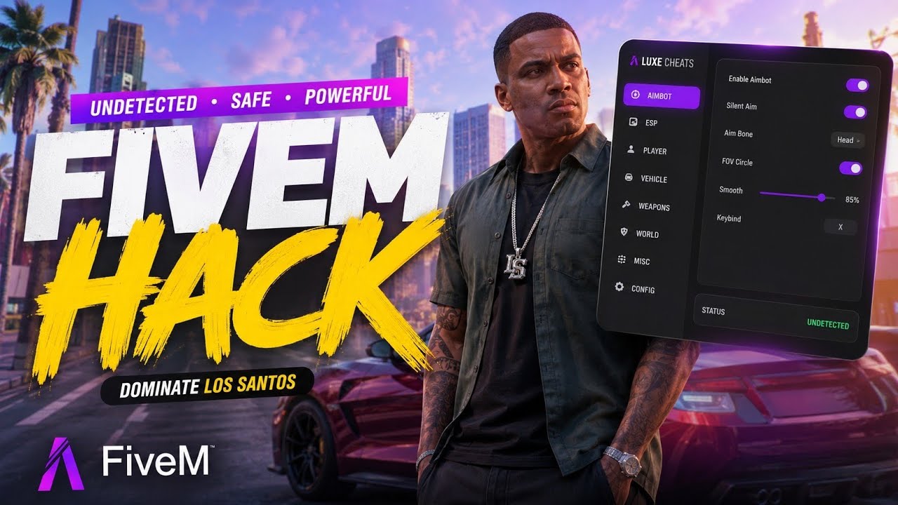 New FiveM Cheats 2026 - Mod Menu + Aimbot + Lua Executor - Undetected Hack PC