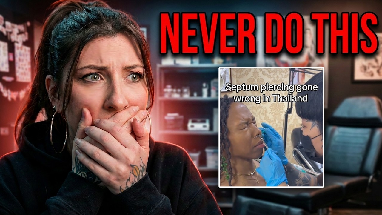Pro Piercer Reacts to the WORST TikTok piercings: How Did This Happen?