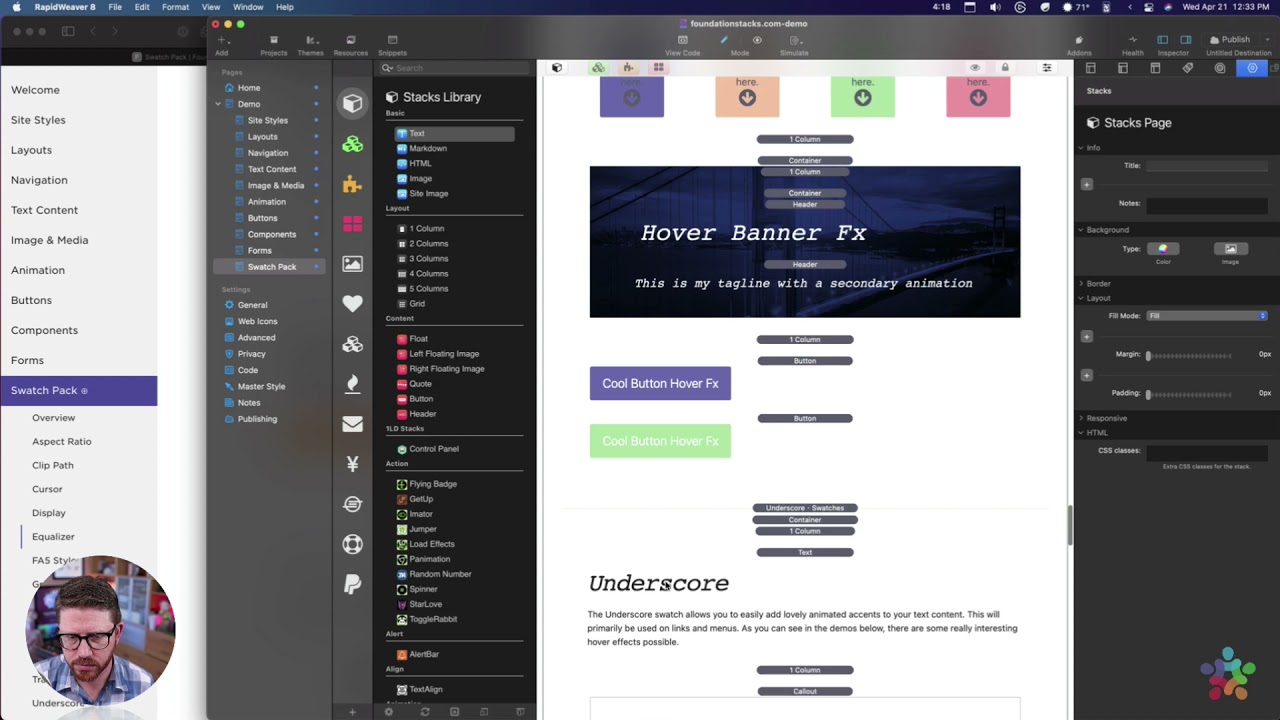 Font Awesome 5 Swatch - Foundation 6 Stacks Swatch Pack