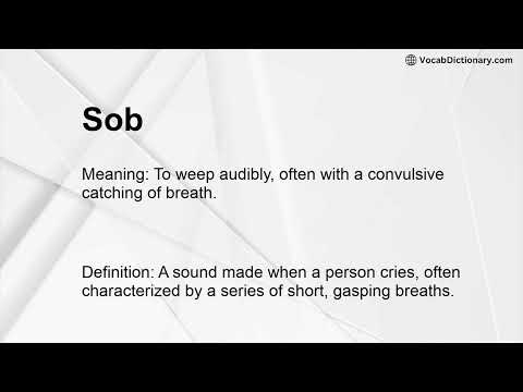 Sob Meaning