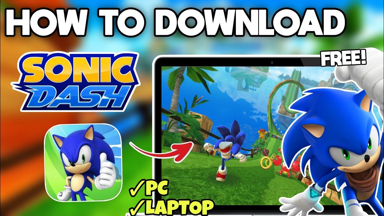 How to Download and Play SONIC DASH on PC or Laptop  - Easy Step-by-Step Guide (2025)