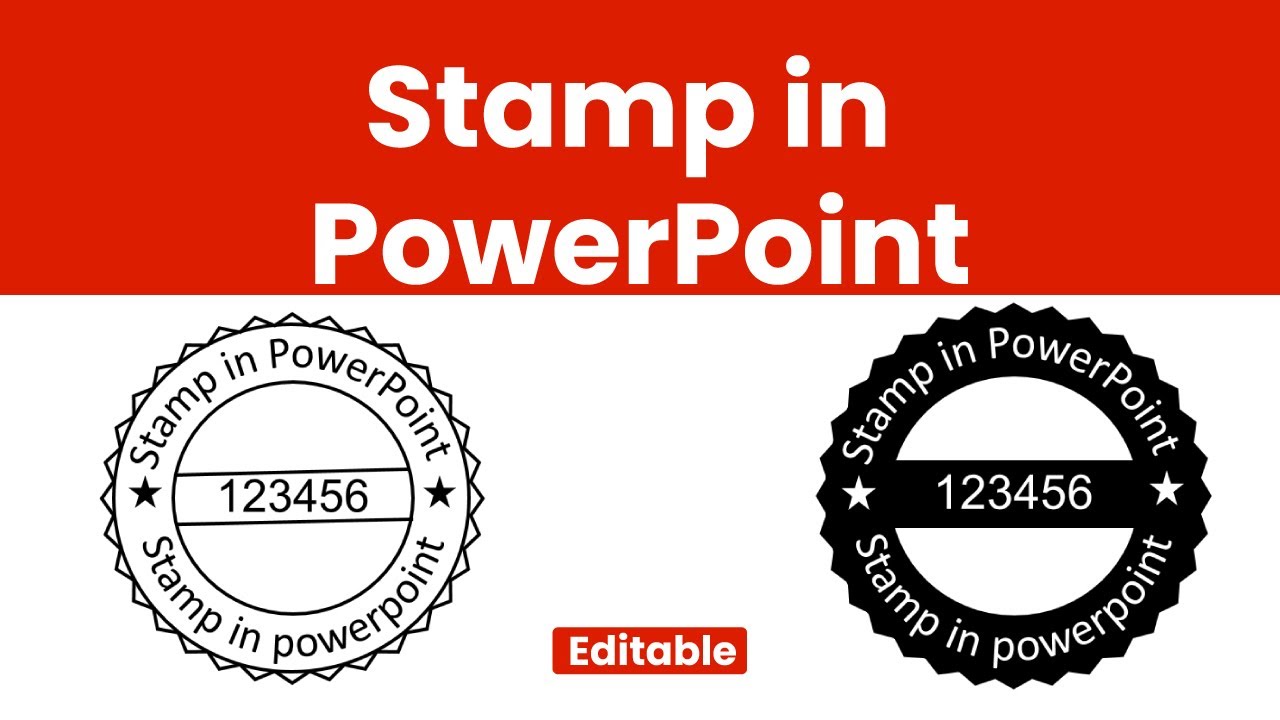 stamp in powerpoint | powerpoint