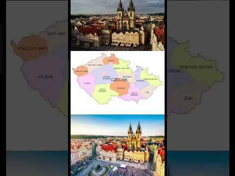 Czecha map and city with famous | world map of countries|# countries map|# famous countries