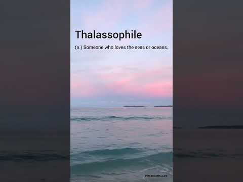 Thalassophile ❤️ #aestheticwords #beautifulwords #rarewords #wordgasm