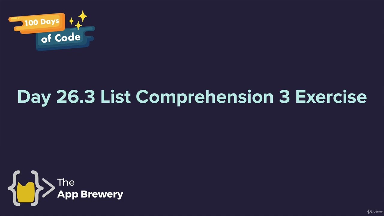 [Interactive Coding Exercise] Data Overlap | 100 Days of Code: The Complete Python Pro Bootcamp
