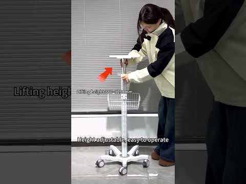 Height-adjustable cart for instrument monitoring equipment, who needs it?#medical #medicalcart