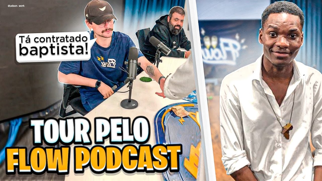TOUR PELOS ESTÚDIOS FLOW*fui contratado