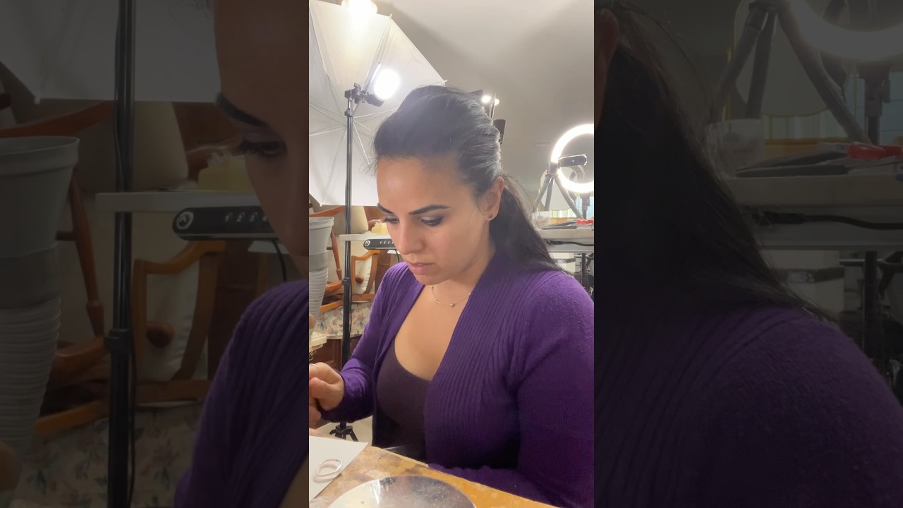 Create a hammered stacking ring with me