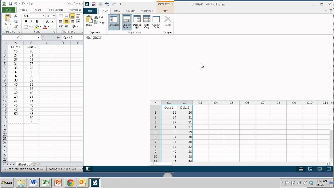 Creating Box Plots with Minitab Express