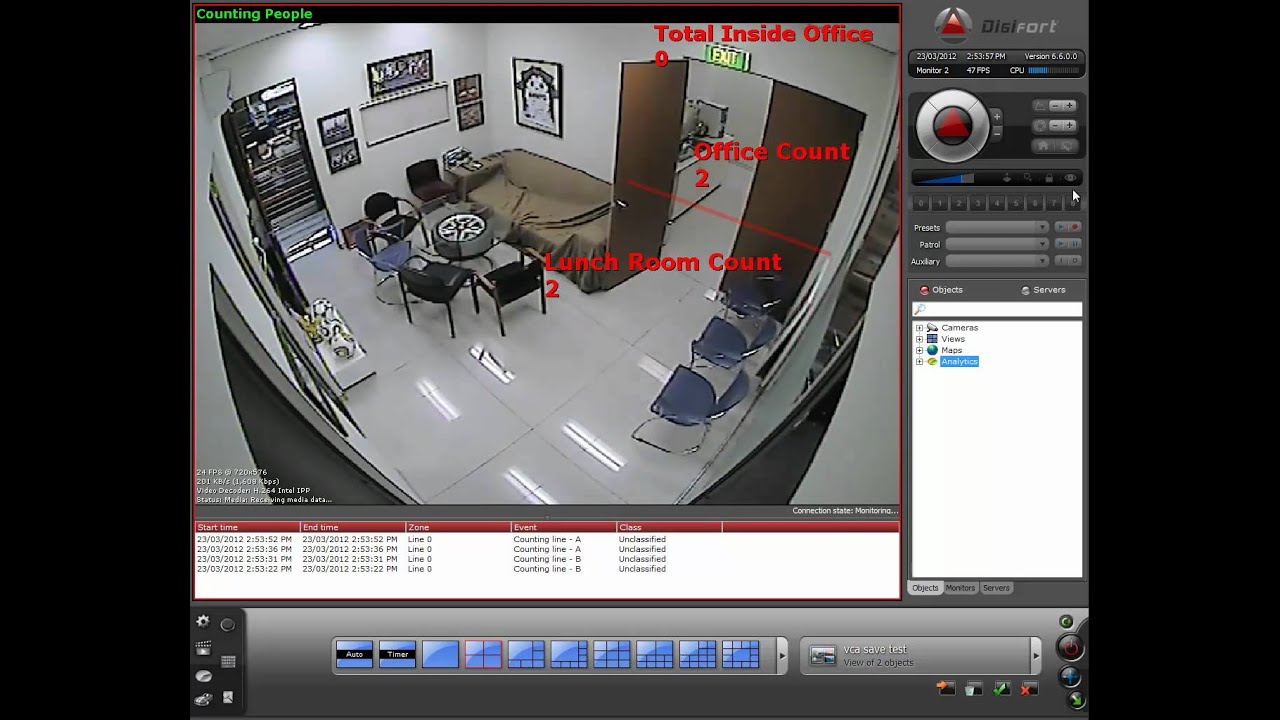 Digifort VCA People Counting & Counting How Many People Are In The Office