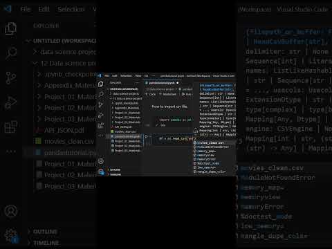 How to import CSV files with Pandas?
