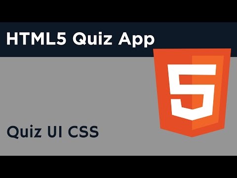 Learn HTML5 Programming Tutorial | Learn HTML5 Quiz Application Quiz UI CSS - Mind Luster