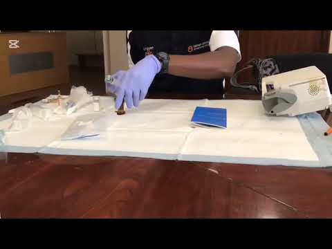Video demonstration of how to use the Paramedic Drug Administration Guide pamphlet
