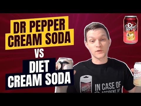 Dr Pepper - Diet Cream Soda vs Zero - Review