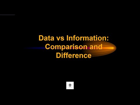 Data vs Information: Comparison and Difference