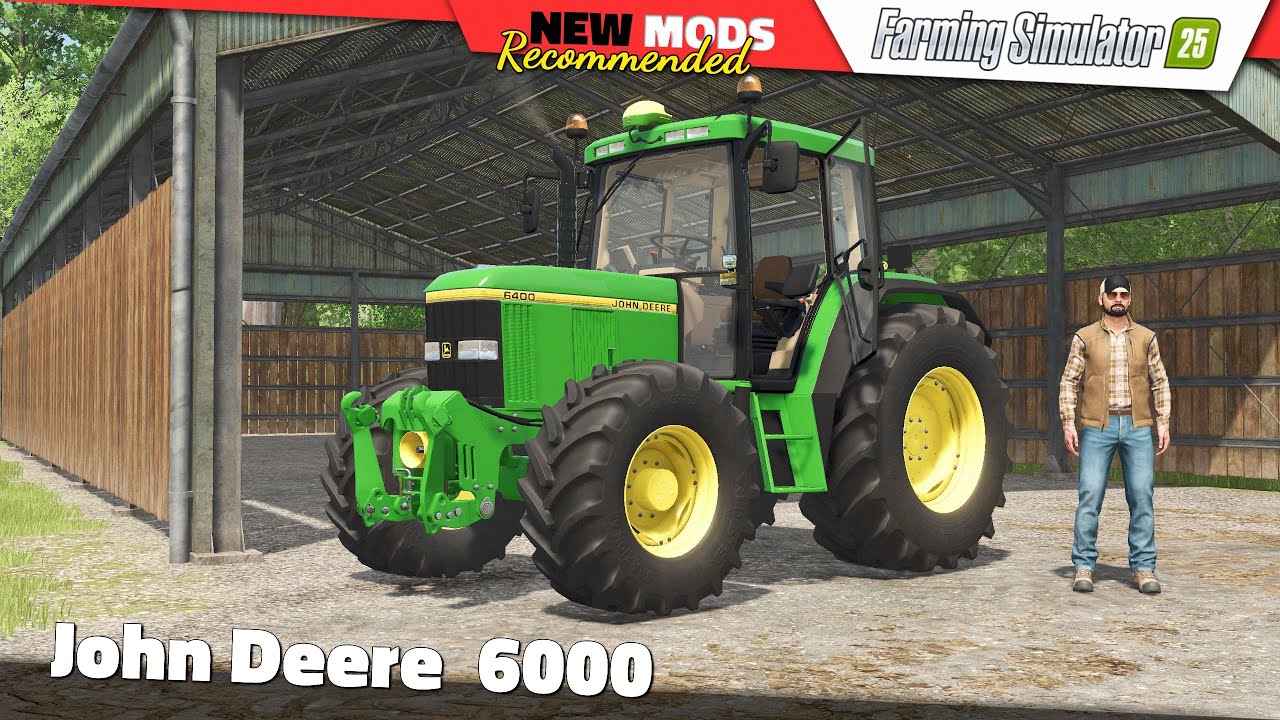 FS25 | John Deere 6000 Series - Farming Simulator 25 Mods Review QHD