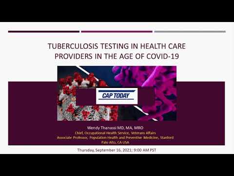 Tuberculosis testing for healthcare providers in the age of COVID-19