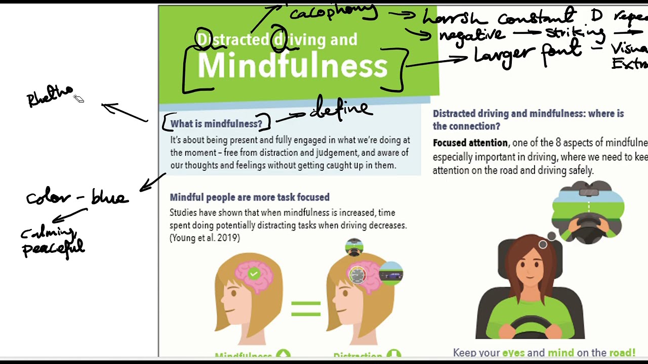 IB N25 TZ1 English Lang Lit P1: Fact Sheet Distracted Driving and Mindfulness HL/SL