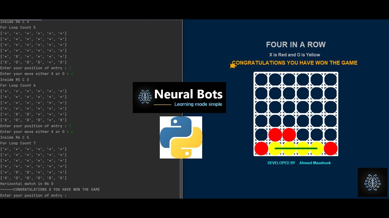 Play Connect 4  in Python - Turtle Module