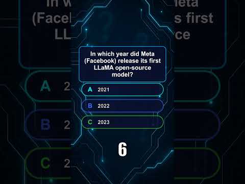🤖 AI Trivia: In which year did Meta (Facebook) release its first LLaMA open-source model?