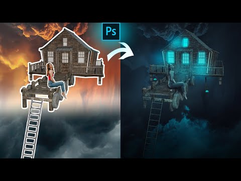 The Making of a Fantasy Photo-Manipulation using stock image is free - photoshop tutorial