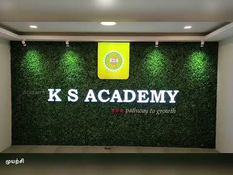 Look the Change over of entrance lobby area @ K.S.Academy (Chennai)