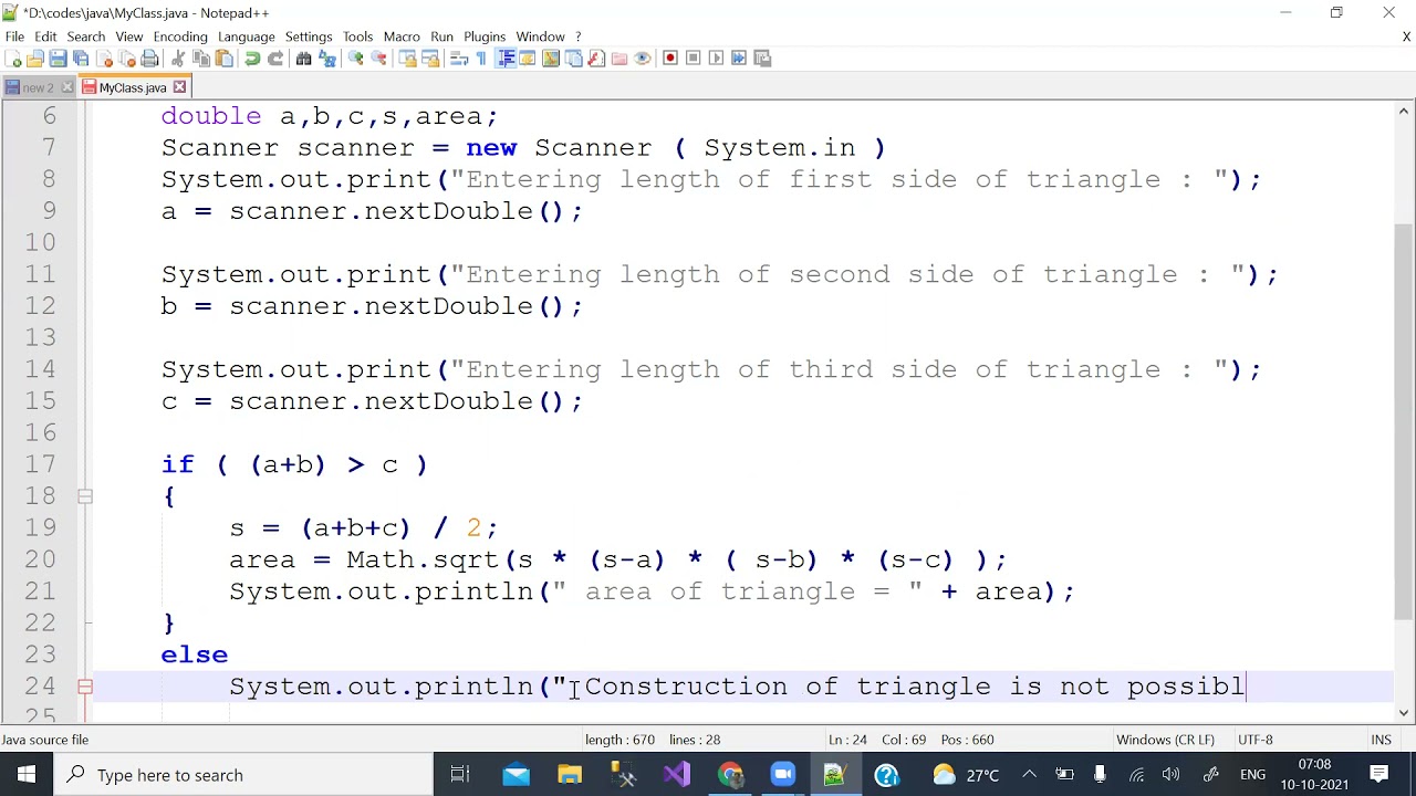 Java Programming Tutorial  2  static method, class, constructor
